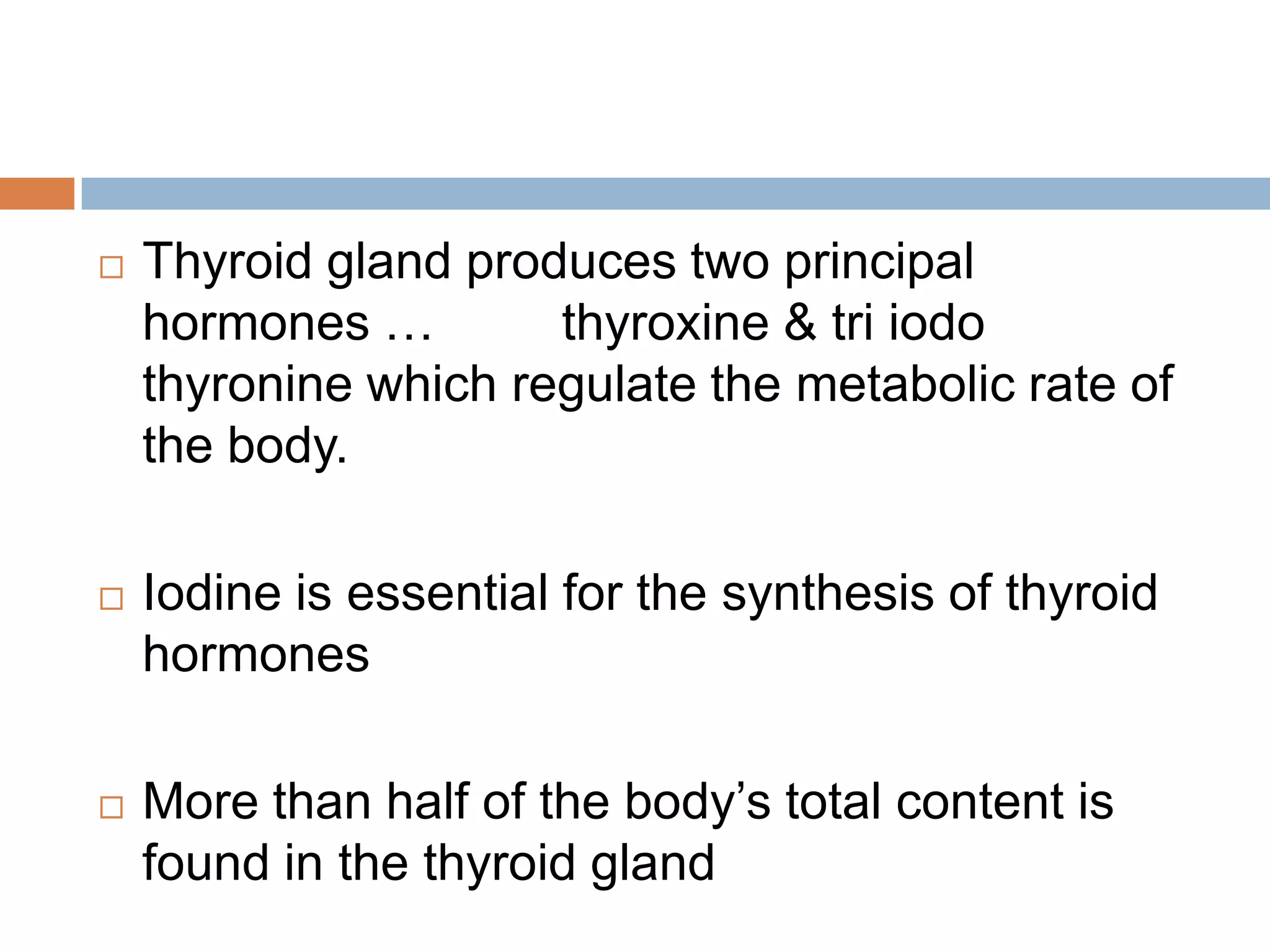 Thyroid hormones | PPTX