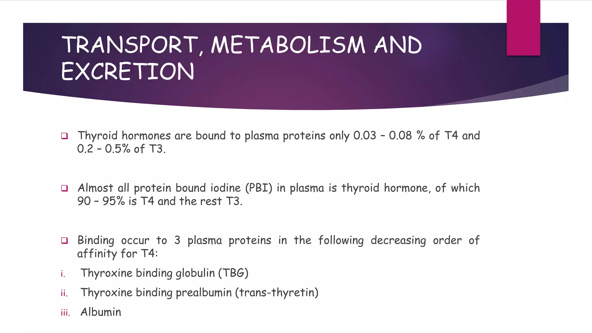 Thyroid hormones | PPTX