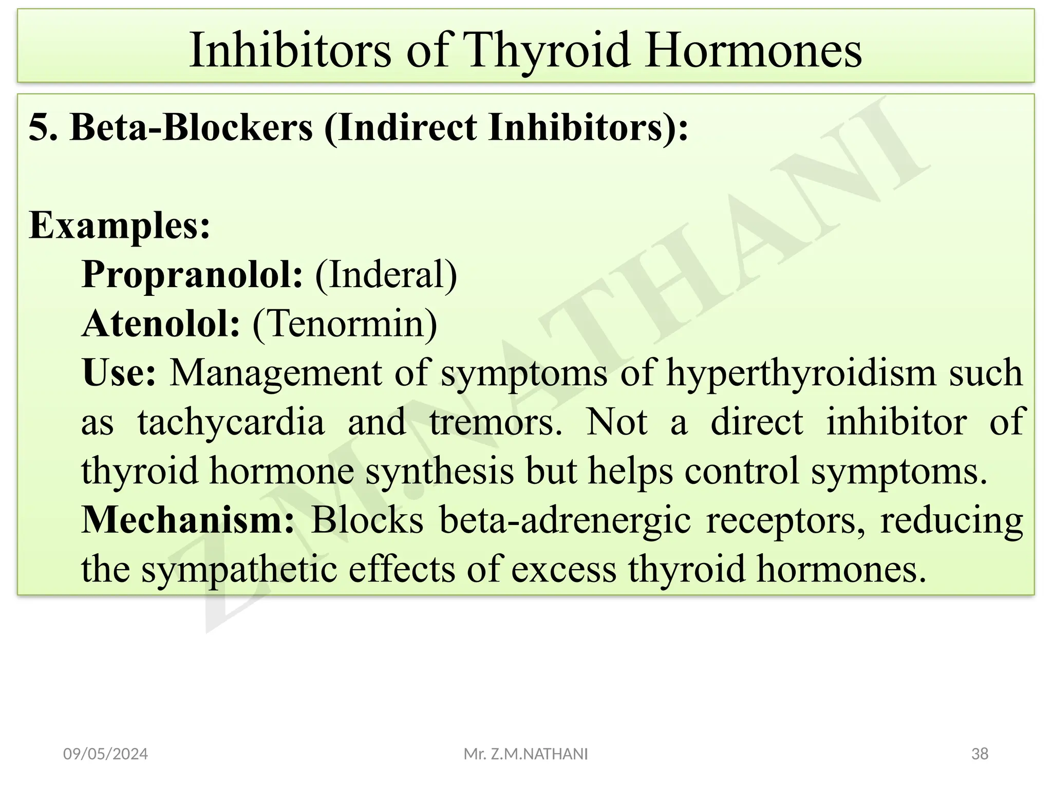 Thyroid Hormones Analogues and Their Inhibitors.pptx