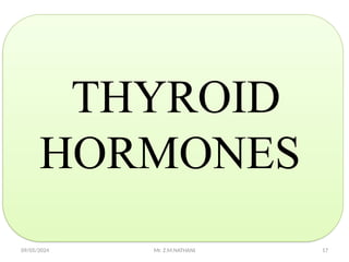 Thyroid Hormones Analogues and Their Inhibitors.pptx