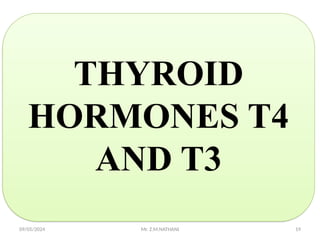 Thyroid Hormones Analogues and Their Inhibitors.pptx
