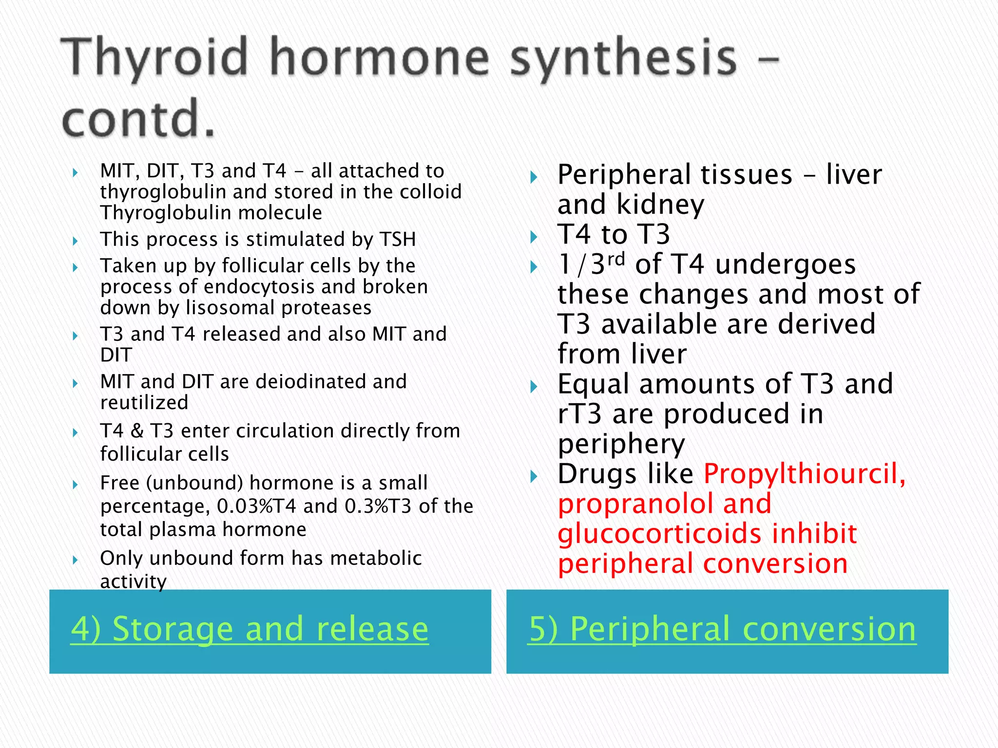 Thyroid hormones and thyroid inhibitors drdhriti | PPTX
