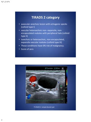 Thyroid image reporting and data system | PDF | Thyroid Disorders ...