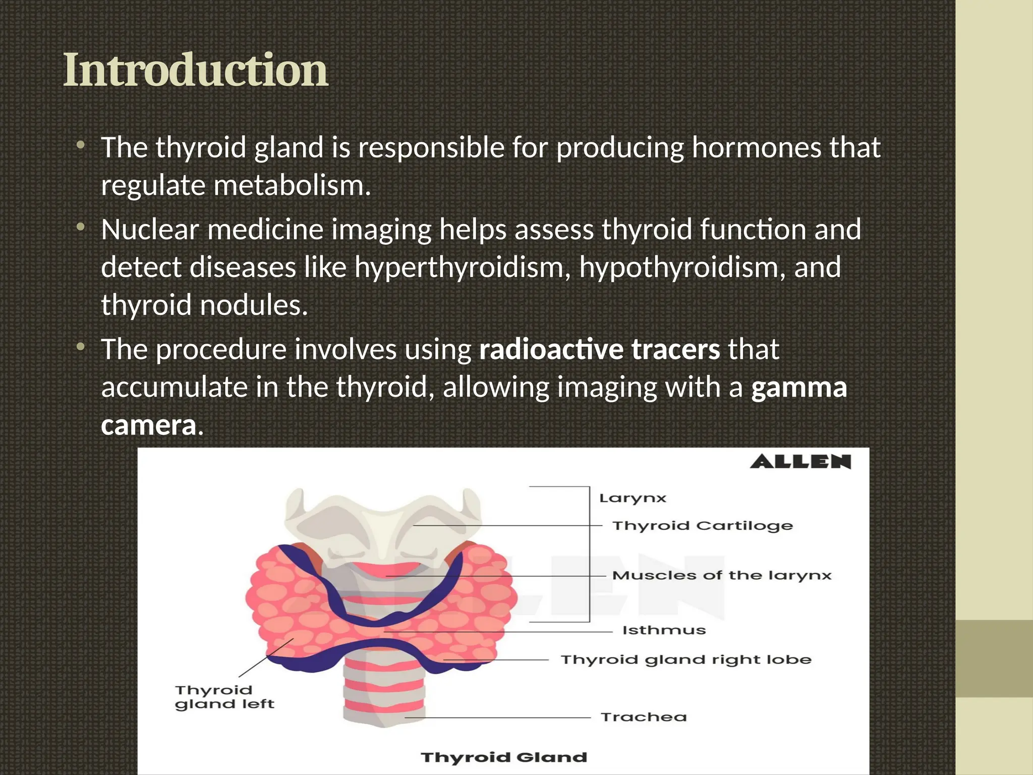 THYROID IMAGING In Nuclear Medicine.pptx