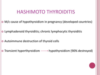 Thyroid in pregnancy | PPTX