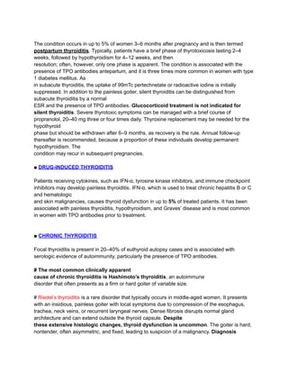 Subacute Thyroiditis - Clinical Features & Management.pdf | Thyroid ...