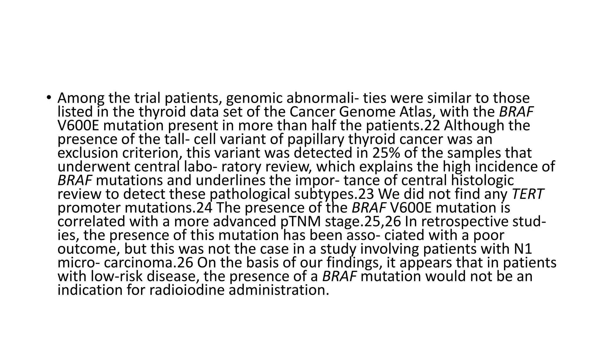Radio iodine therapy in PTC | PPT