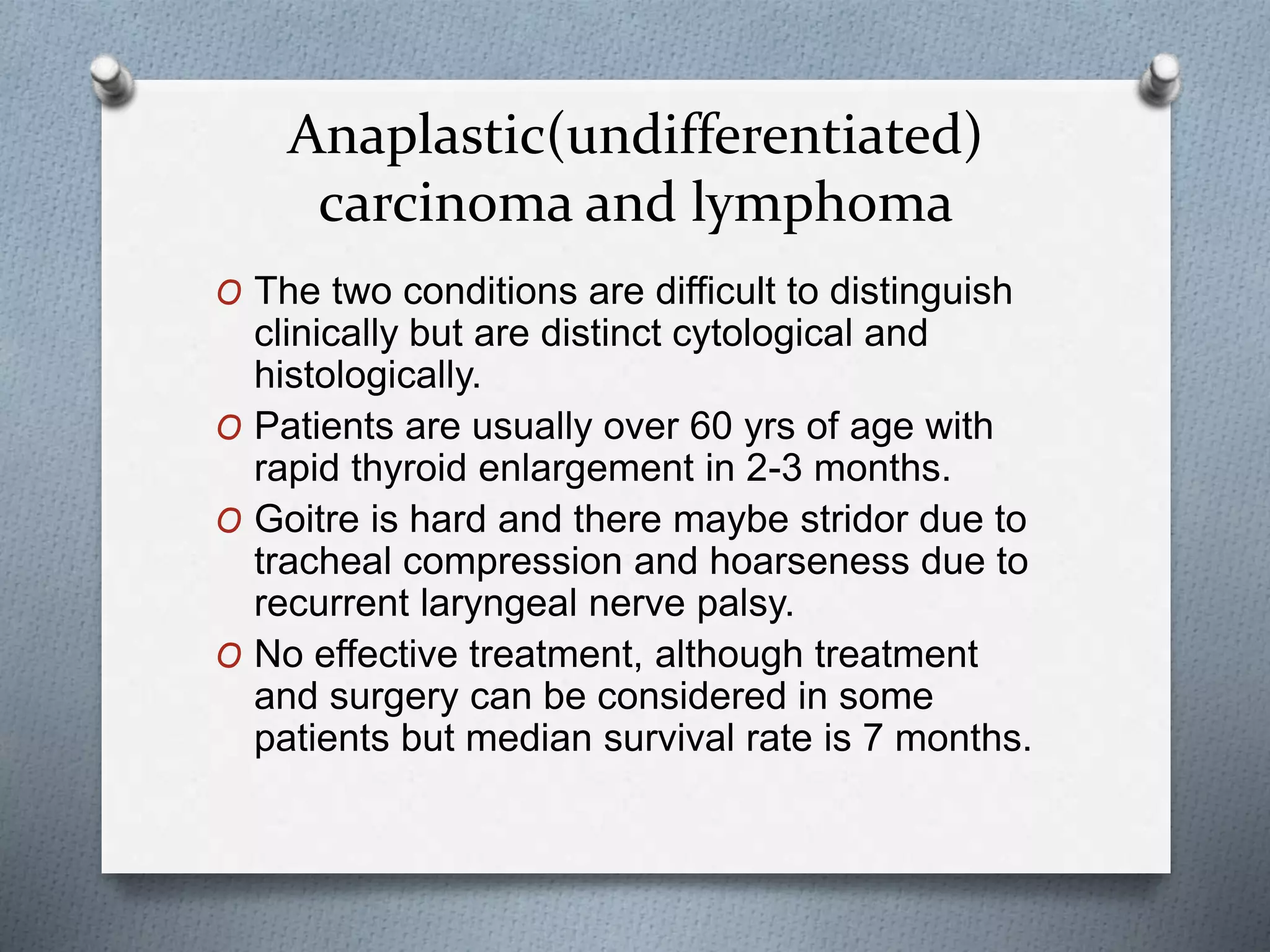 Thyroid Malignancy Ppt
