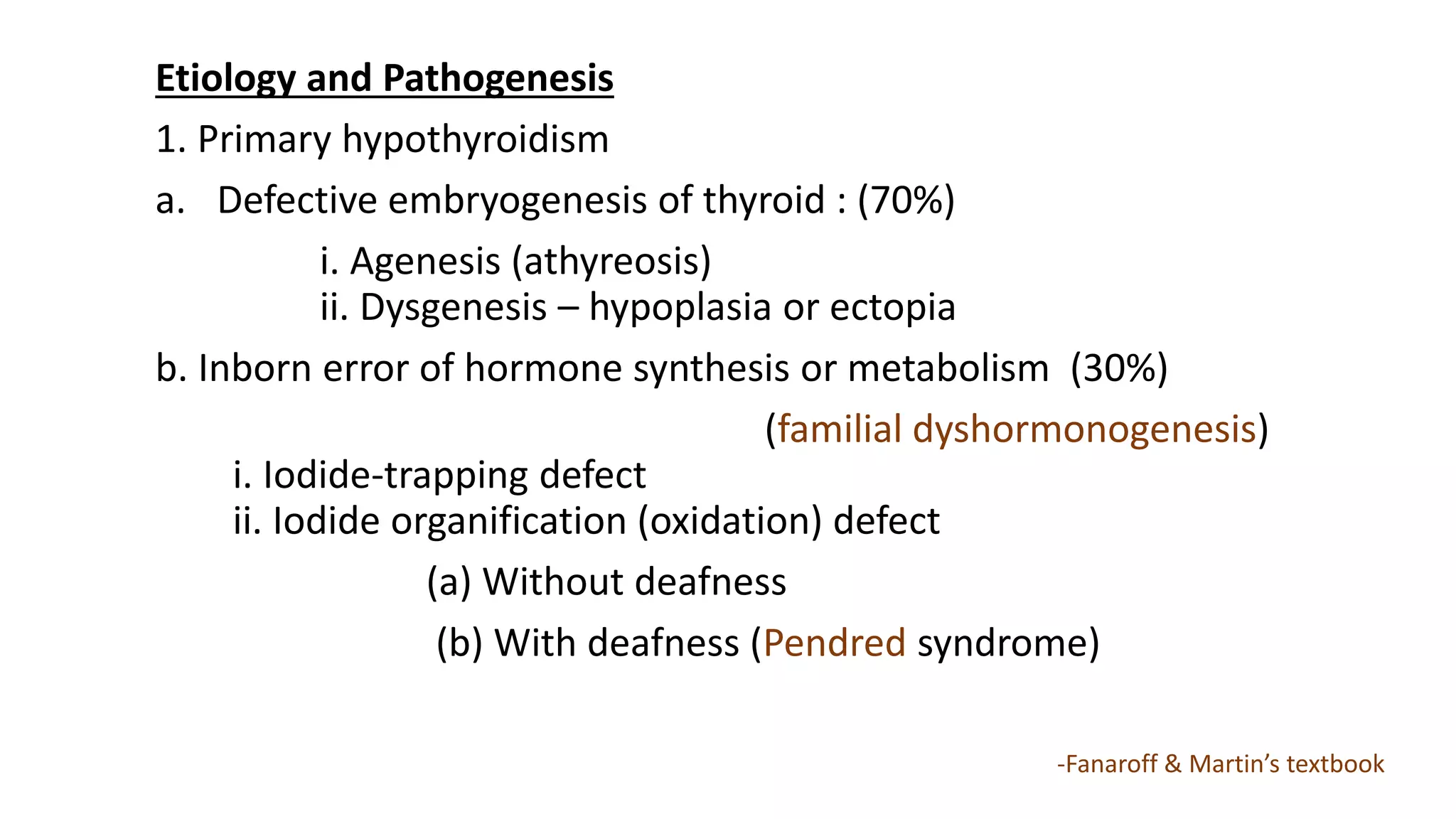 Thyroid disorders in neonate radha | PPTX