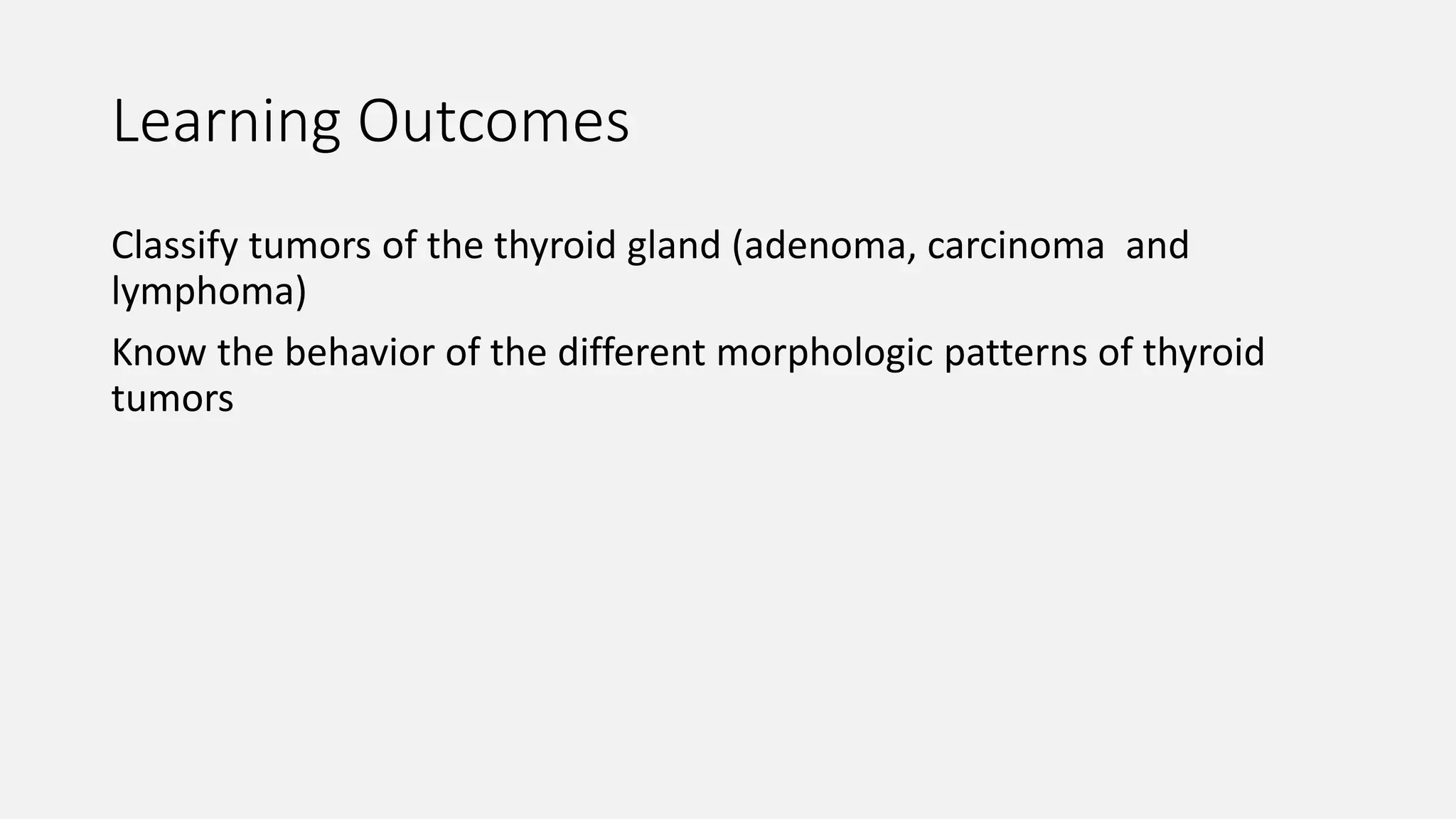 Thyroid neoplasms | PPTX