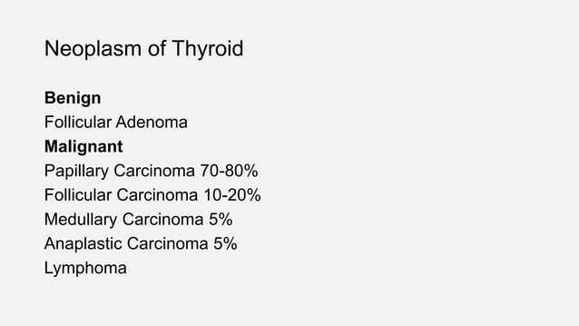 Thyroid neoplasms | PPTX