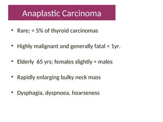 Classification of Thyroid Tumors: A Standardized Diagnostic Approach | PPT