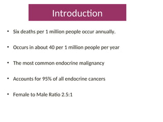 Classification of Thyroid Tumors: A Standardized Diagnostic Approach | PPT