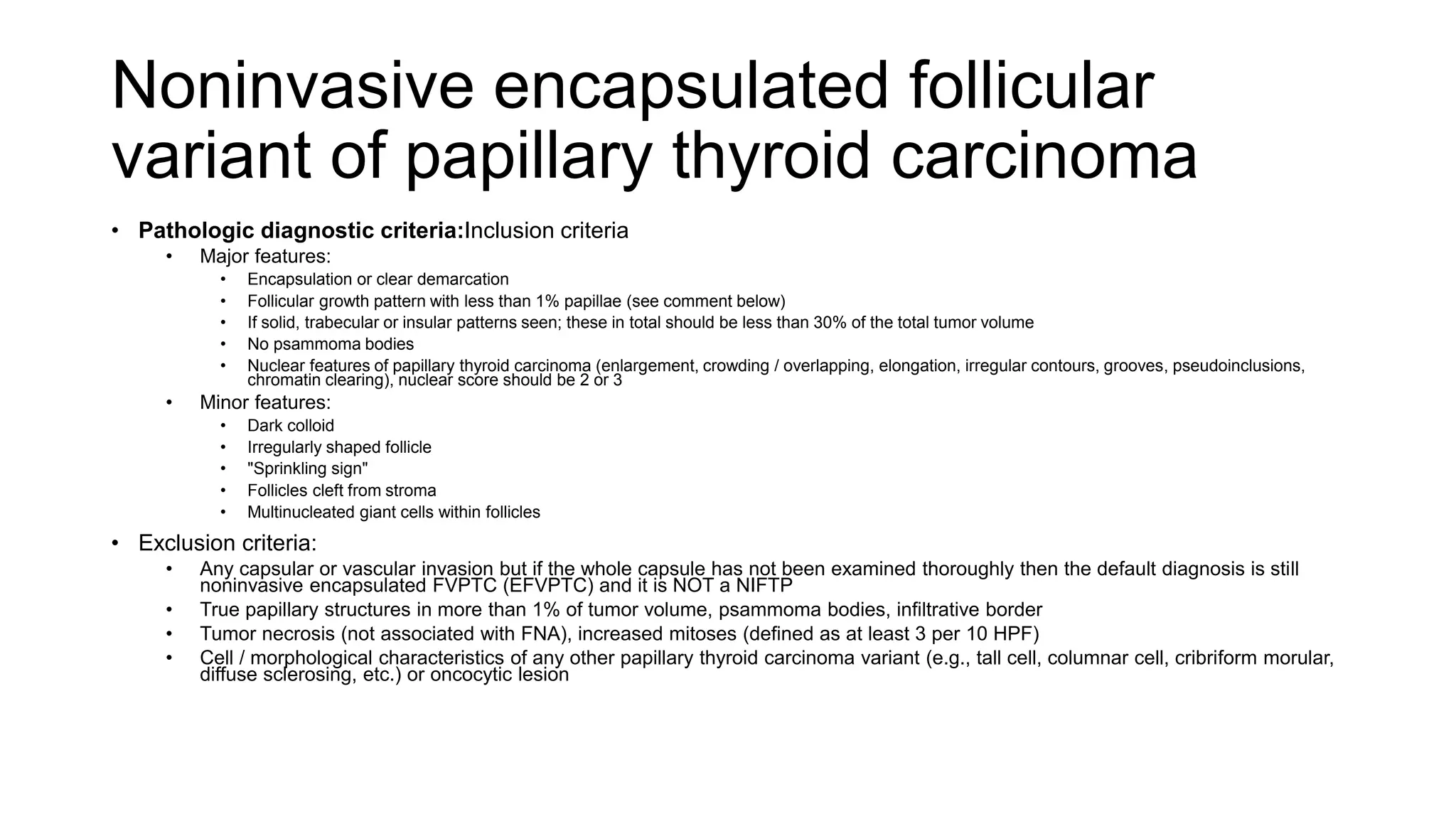 Thyroid Neoplasms an update based on latest WHO | PPTX