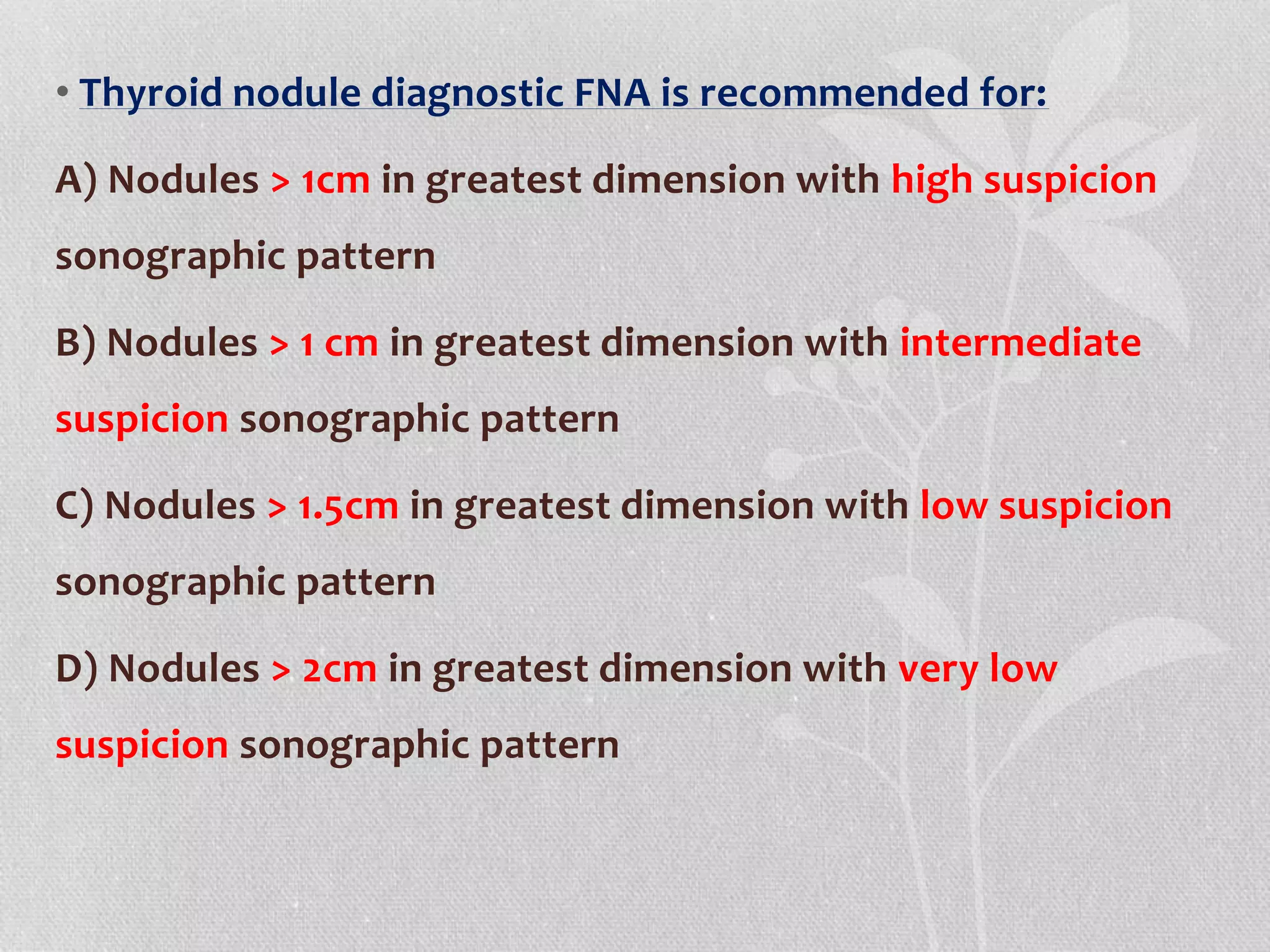 Approach to Thyroid nodule | PPTX | Thyroid Disorders | Endocrine and ...