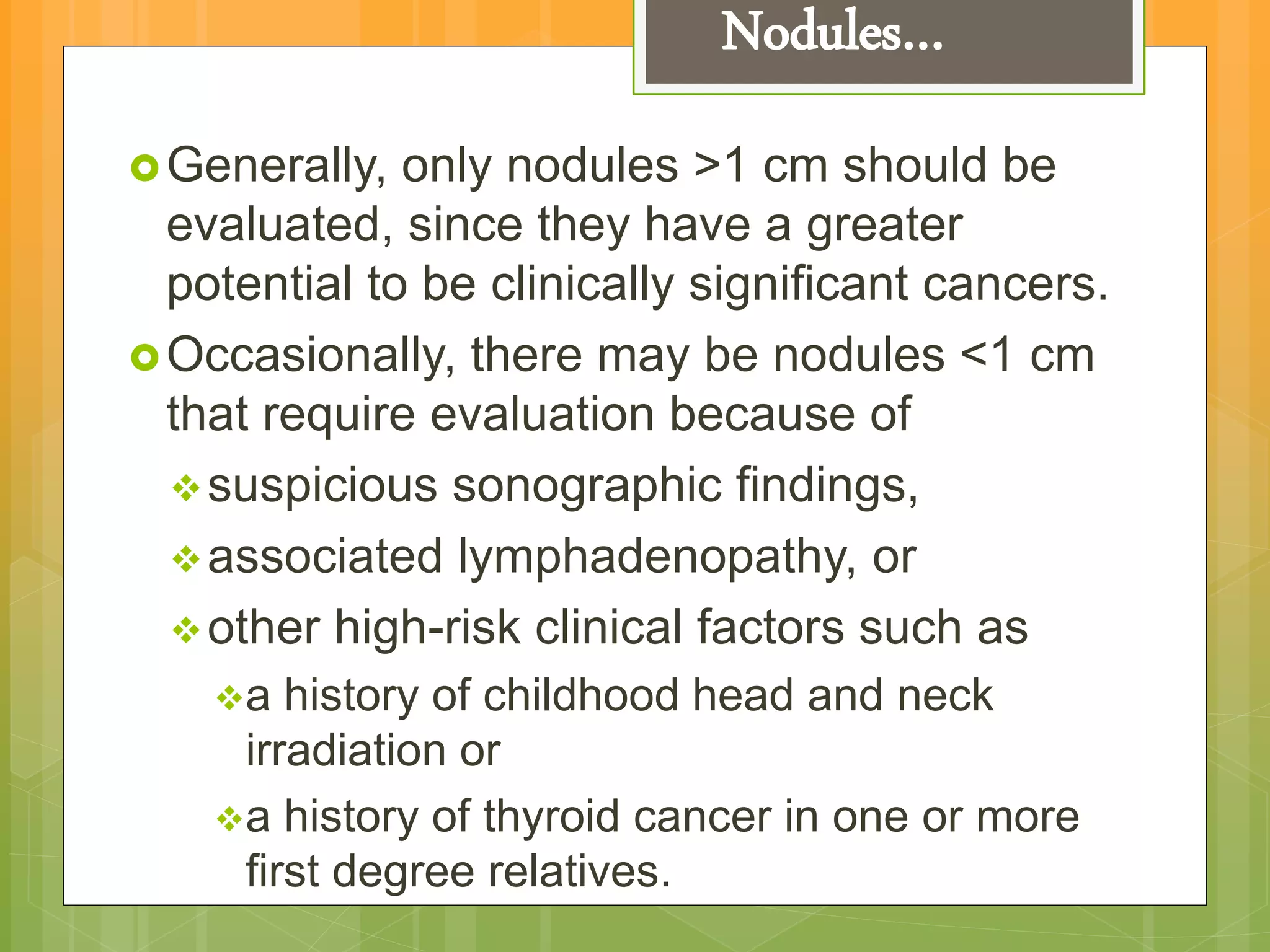 Thyroid nodule ATA guideline 2016 | PPTX