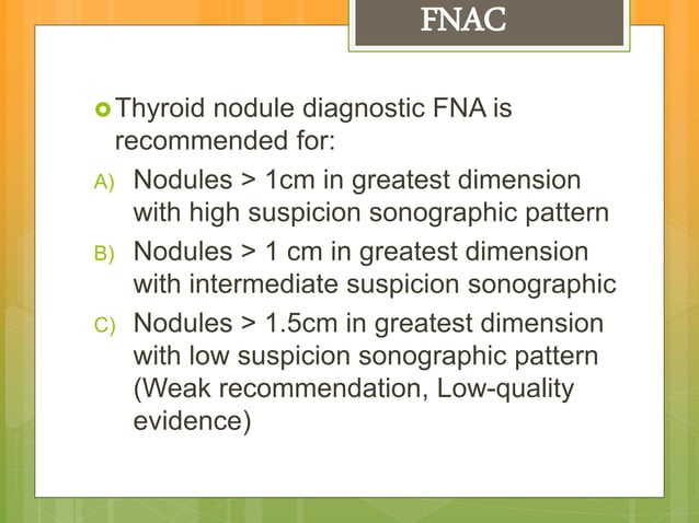 Thyroid nodule ATA guideline 2016 | PPTX