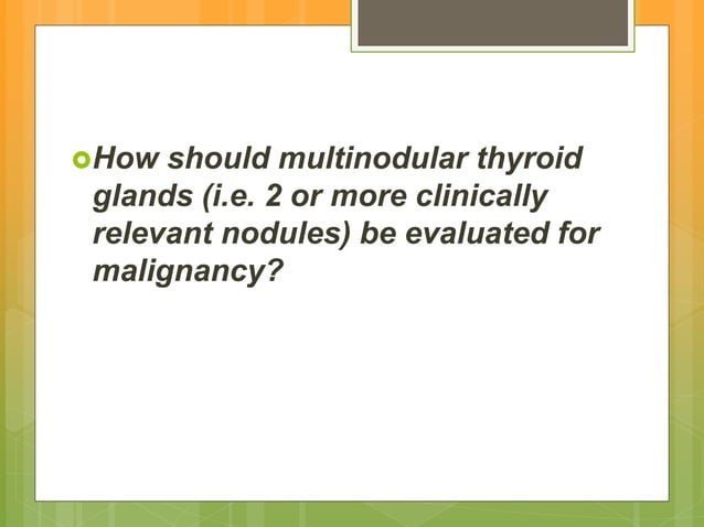 Thyroid nodule ATA guideline 2016 | PPTX