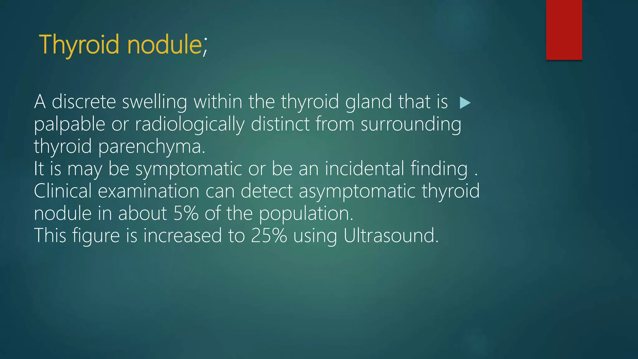 Thyroid nodule & neoplasms | PPTX