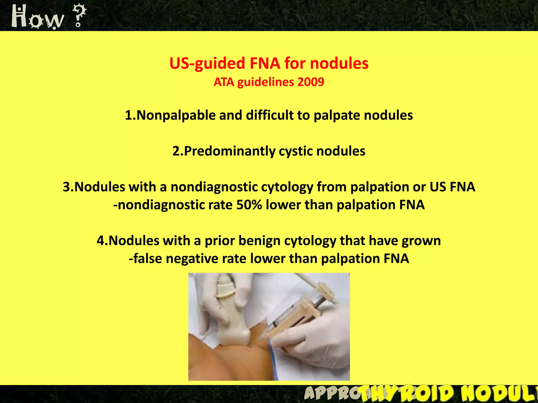Approach to Thyroid nodules | PPTX