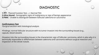 THYROID NODULE in detail with diagnosis and management | PPT