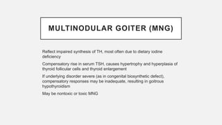 Thyroid non neoplastic lesions | PPTX