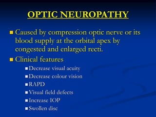 THYROID OPHTHALMOPATHY.ppt | Thyroid Disorders | Endocrine and ...