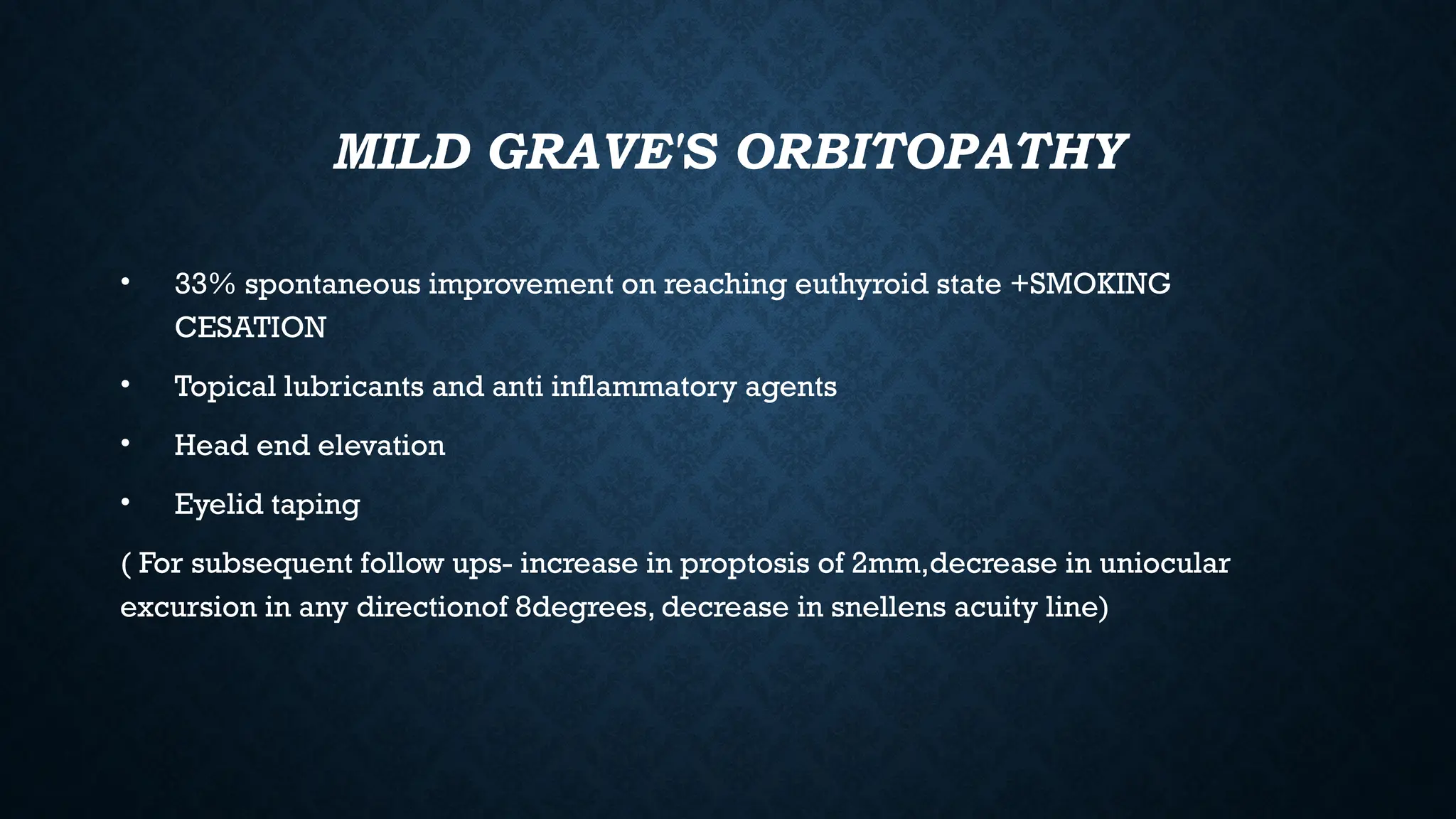 Presentation on THYROID ORBITOPATHY diseases | PPTX