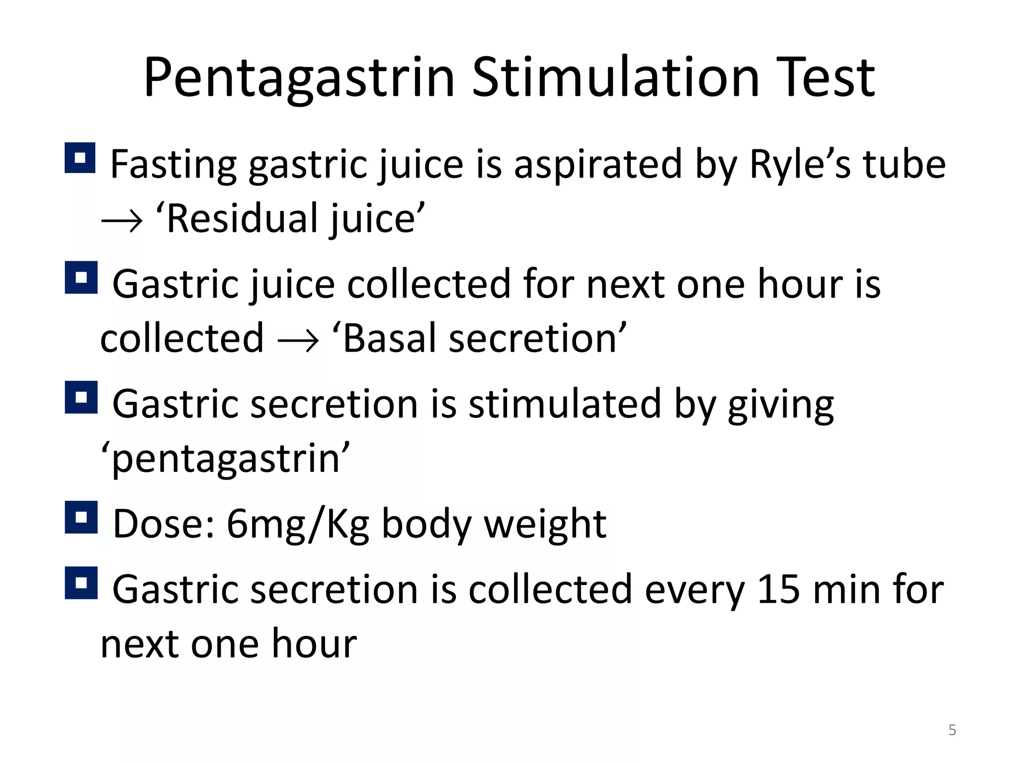 Thyroid, pancreatic & gastric function test | PPT