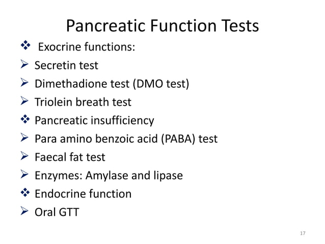 Thyroid, pancreatic & gastric function test | PPT