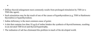 THYROID PATHOLOGY detailing the management, definitions and treatment ...