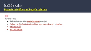Thyroid pharmacology | PPTX
