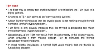 Thyroid hormones and their roles in clinical | PPTX