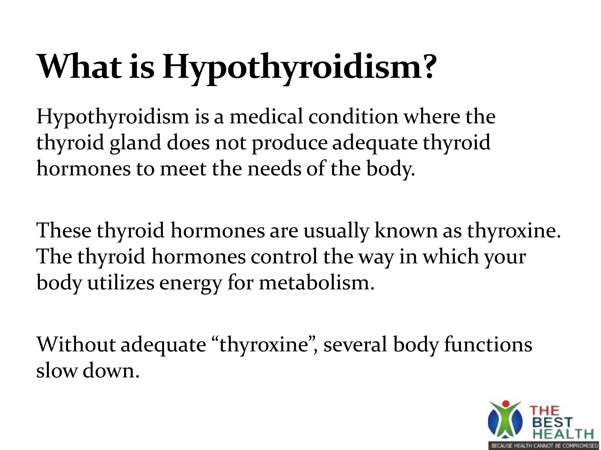 Thyroid ppt health advice | PPTX