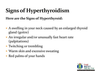 Thyroid ppt health advice | PPTX
