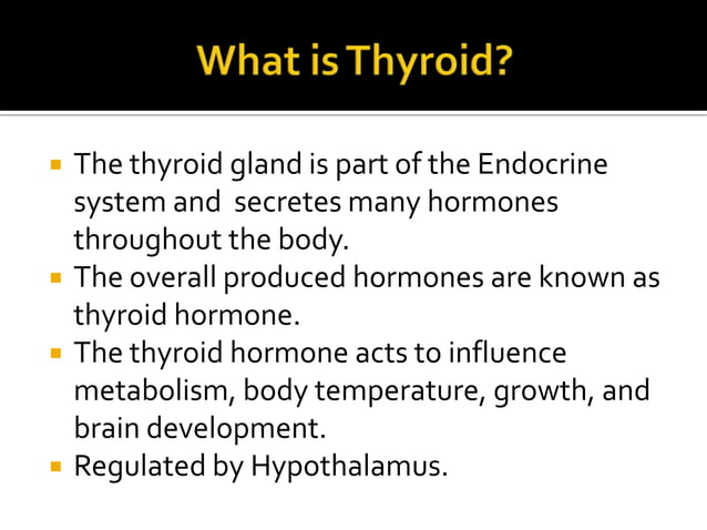Thyroid presentation | PPTX