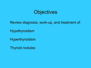 Thyroid resident talk | PPT