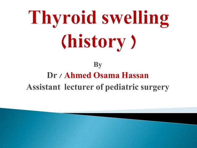 Thyroid Clinical sheet | PPTX