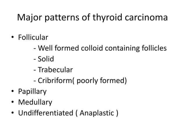 Follicular thyroid differential diagnosis | PPT