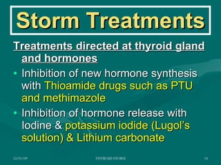 Thyroid Storm | PPT