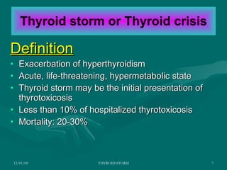 Thyroid Storm | PPT