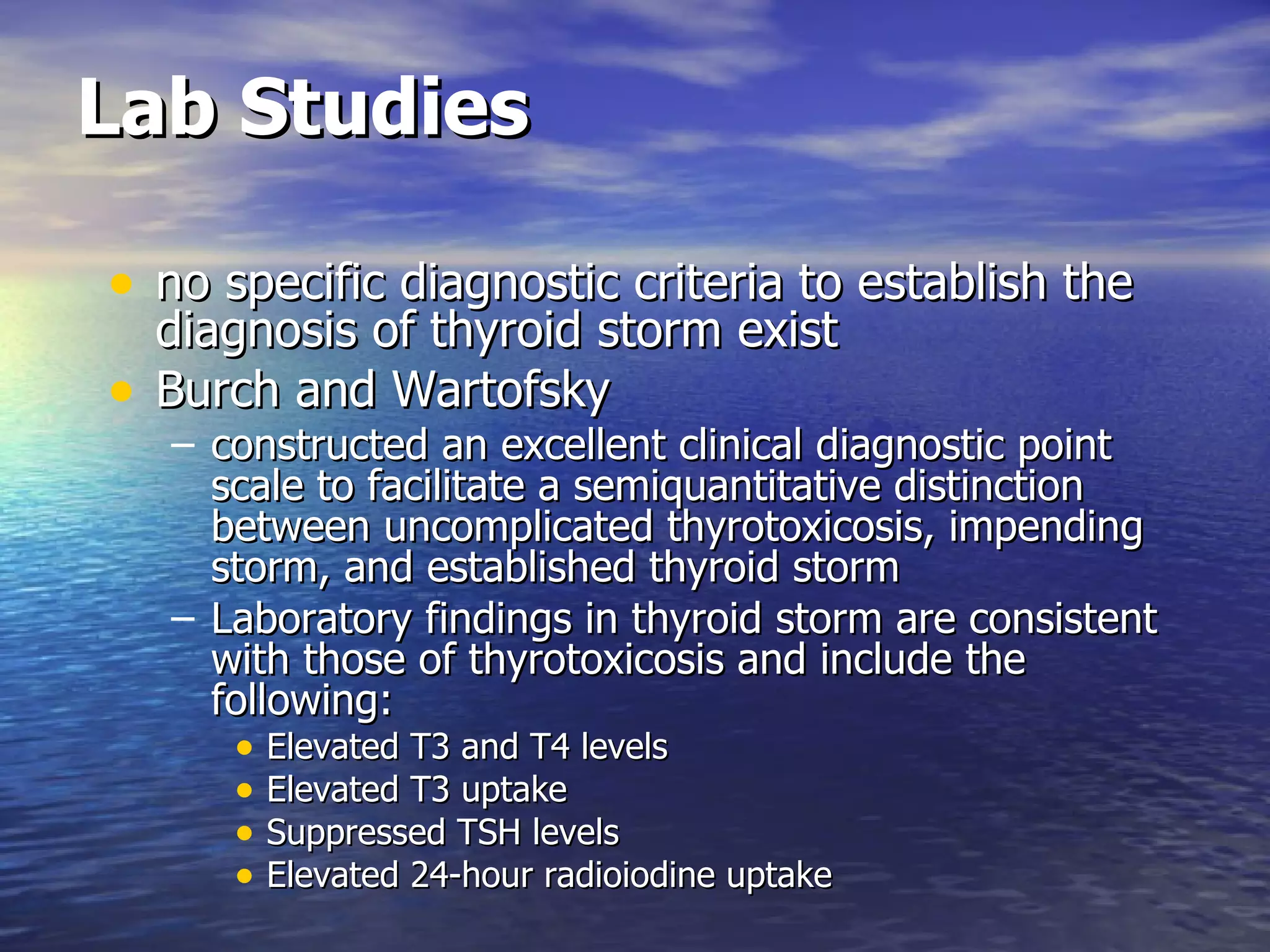 Thyroid Storm | PPT