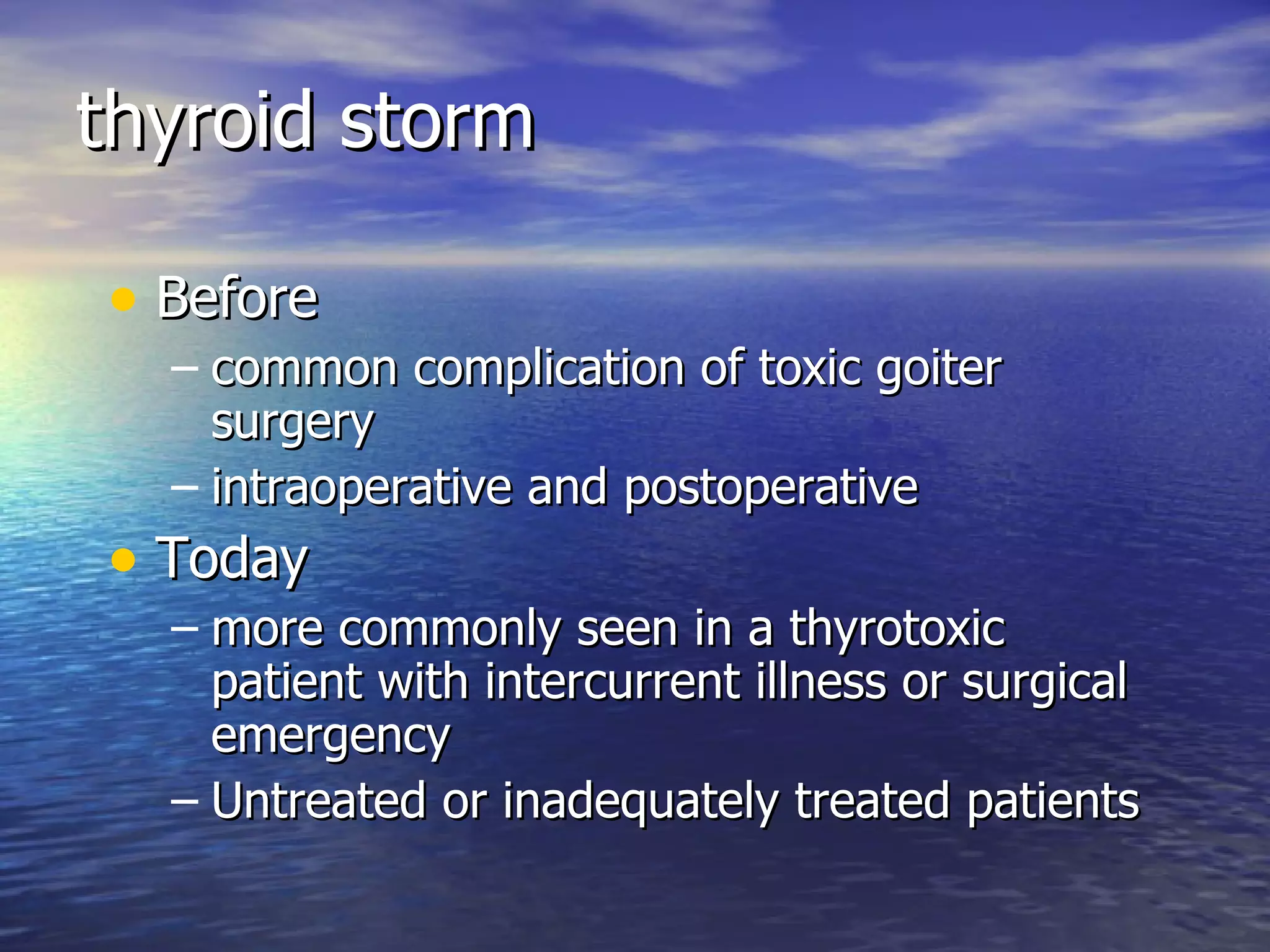 Thyroid Storm | PPT