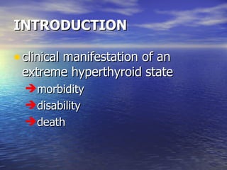 Thyroid Storm | PPT