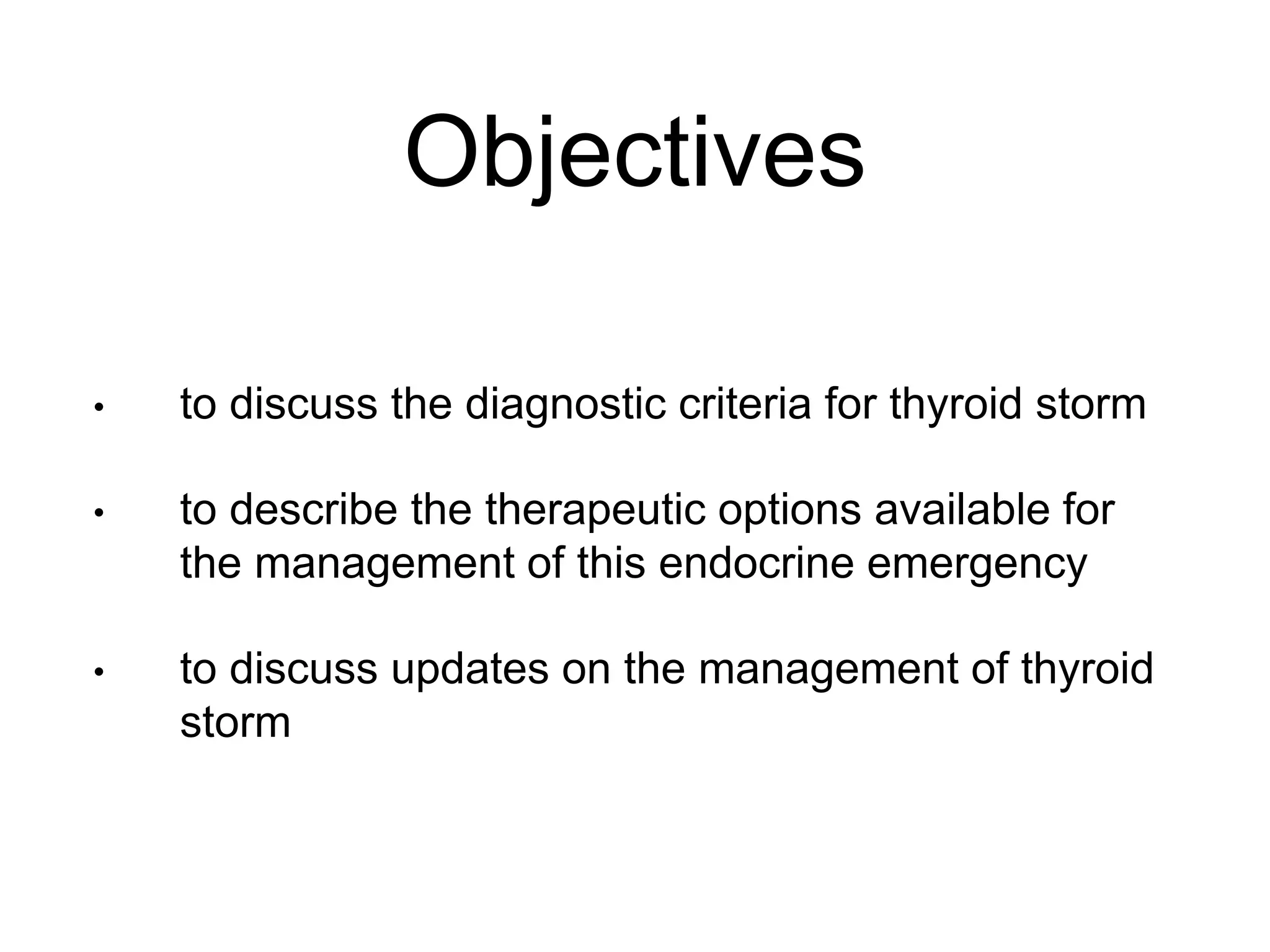 Thyroid storm | PPTX