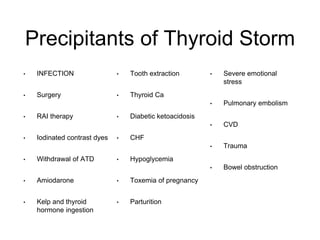 Thyroid storm | PPTX