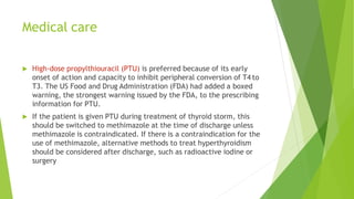 Thyroidstorm ppt | PPTX | Thyroid Disorders | Endocrine and Metabolic ...
