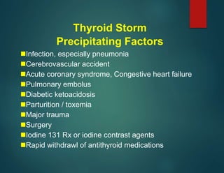 Thyroid storm | PPTX