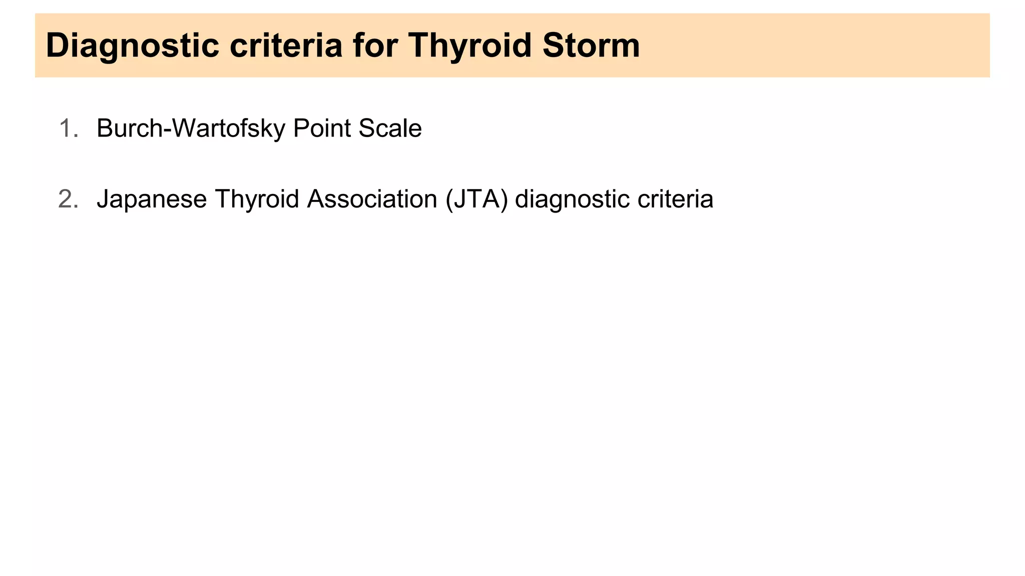 Thyroid storm Dr Yashodhara Gaur | PPTX