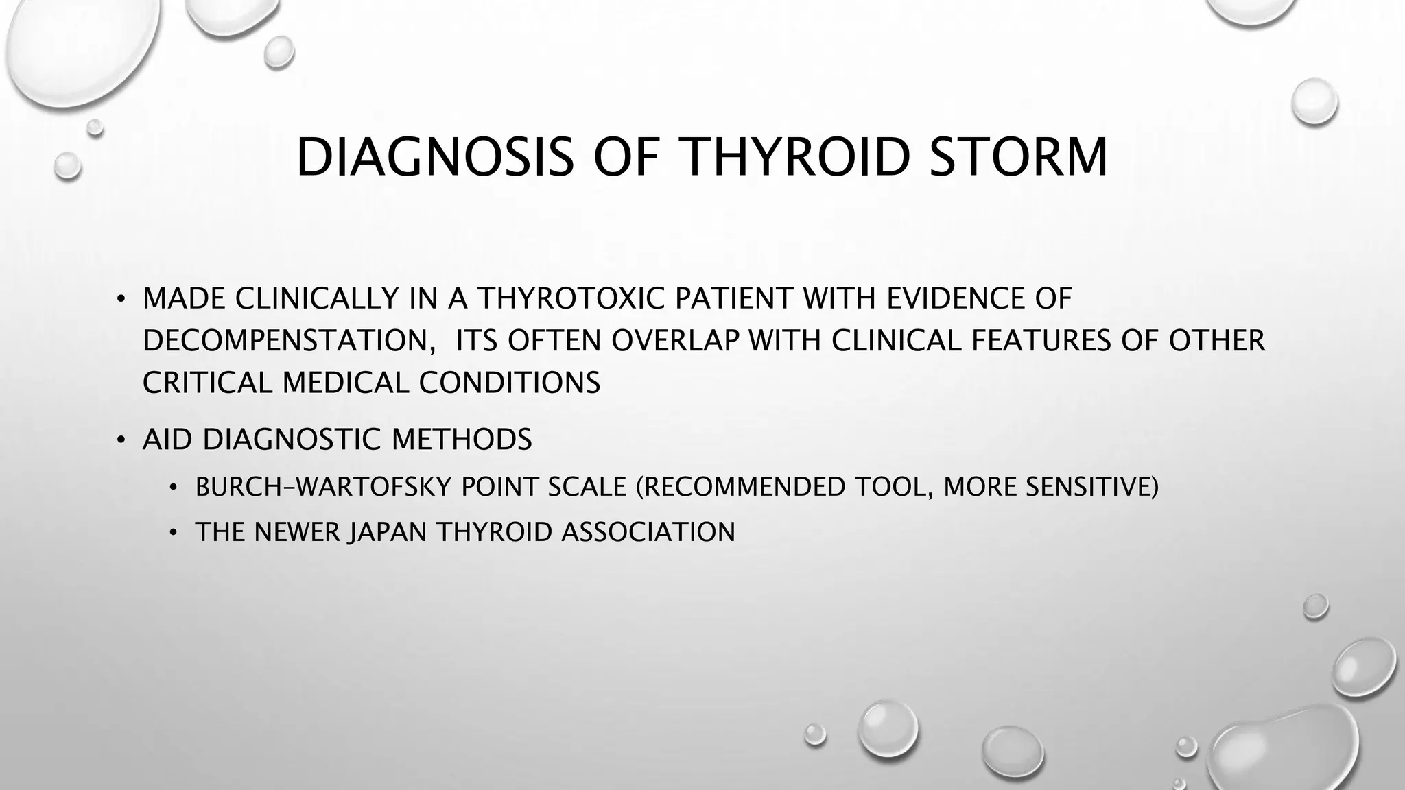 Thyroid storm | PPTX